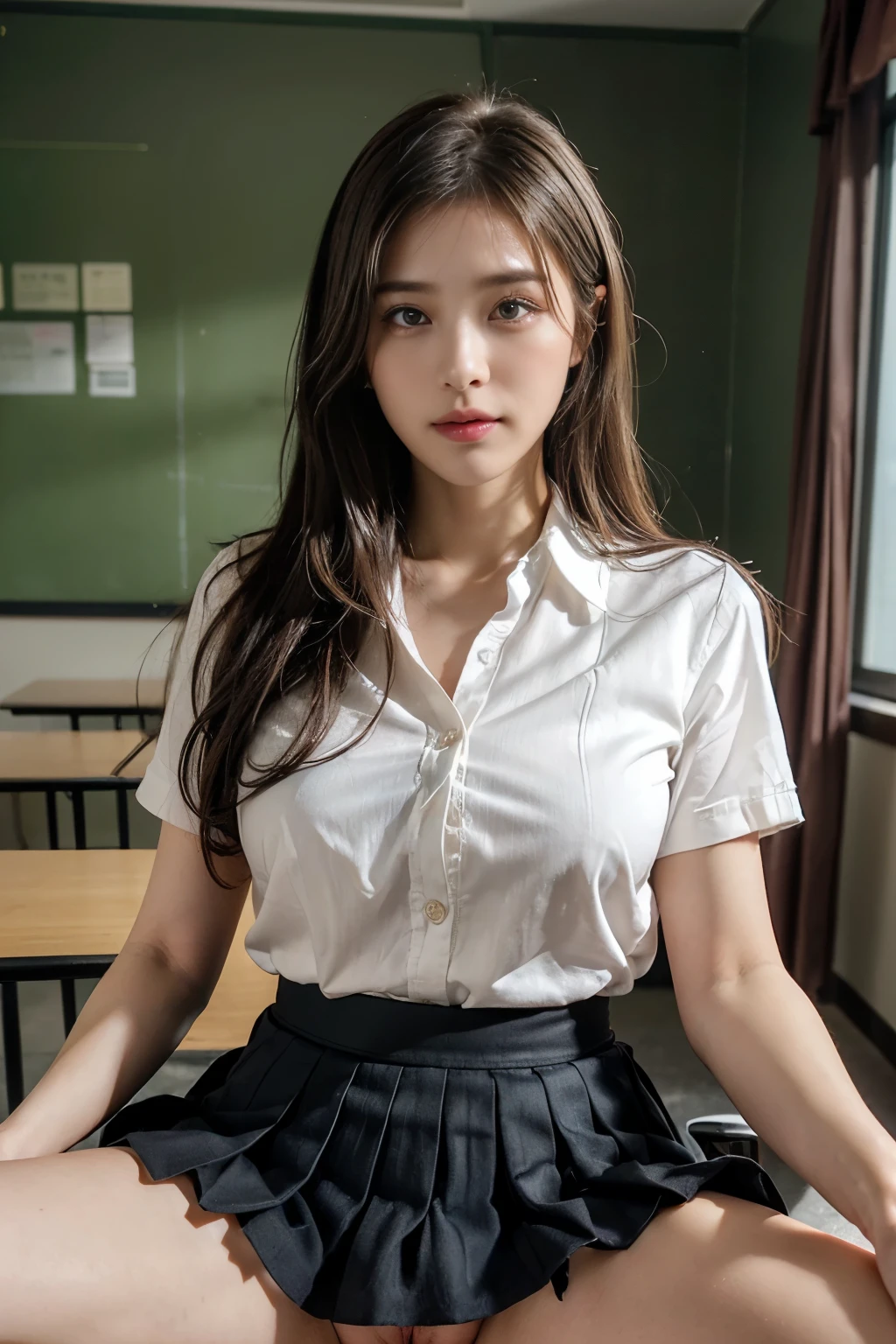 1 Girl Sexy Look 1 5 Flat Chest 1 3 Very Detailed目 Very