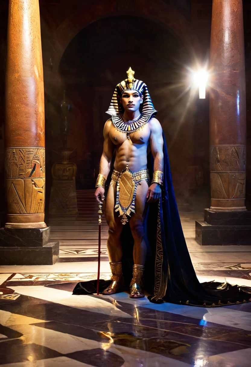 Gay Vamp pharaoh created with SeaArt AI