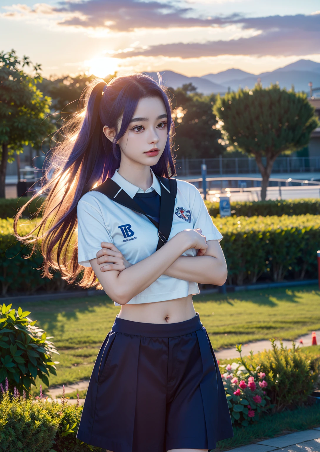 Kotomi CLANNAD x Dasha Taran created with SeaArt AI