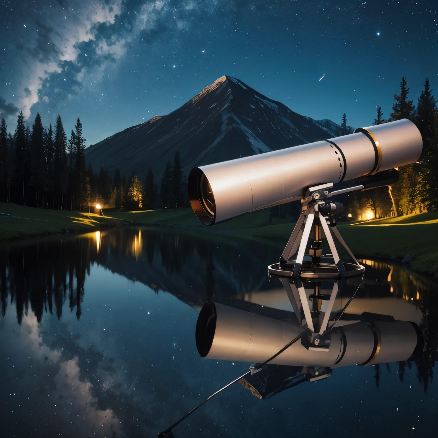 Reflection Of Reflecting Telescope Created With SeaArt AI reflection-of-reflecting-telescope-created-with-seaart-ai