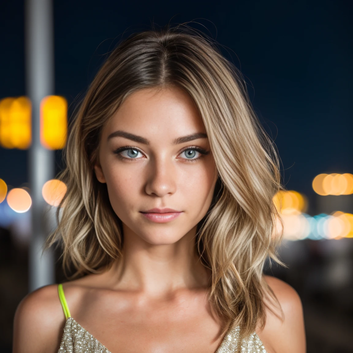 Full body dress high heels RAW uhd portrait of a 24-year-old blonde - SeaArt AI