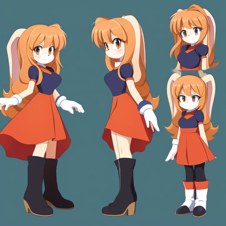 Female, Mobian, Rabbit, Cream the Rabbit sonic the hedgehog - SeaArt AI