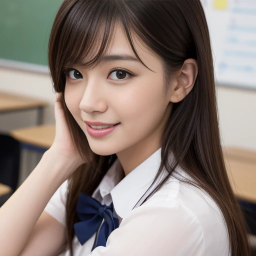 Masterpiece, Upper Body Shot, Front view, Young and beautiful woman in Japan - SeaArt AI