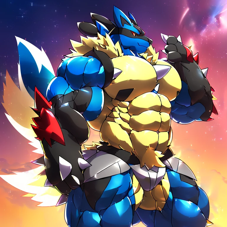 (masterpiece, best quality, detailed:1.2) (Pokémon) MEGALUCARIO - SeaArt AI