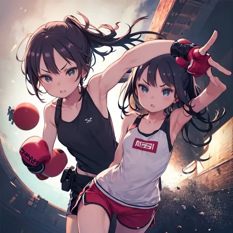 fighting kids com - SeaArt Al - Free Al Art Generator