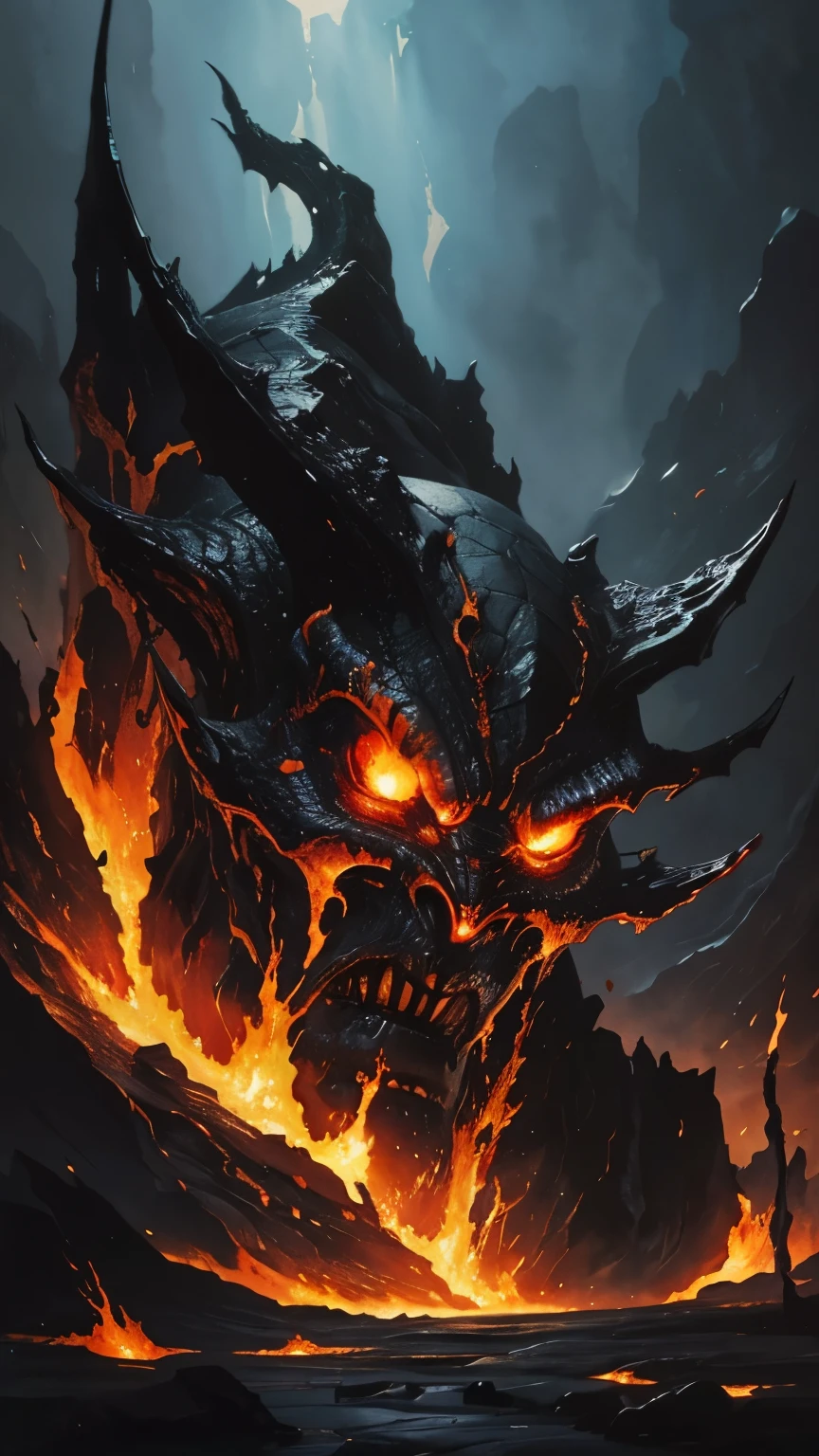 (0507) Lava Demon/熔岩恶魔/溶岩デーモン creado con SeaArt AI