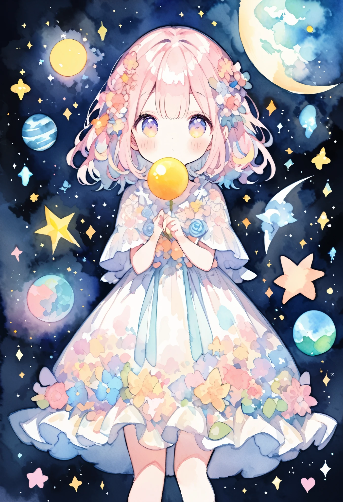 水彩風景(DailyChallenge0521) created with SeaArt AI