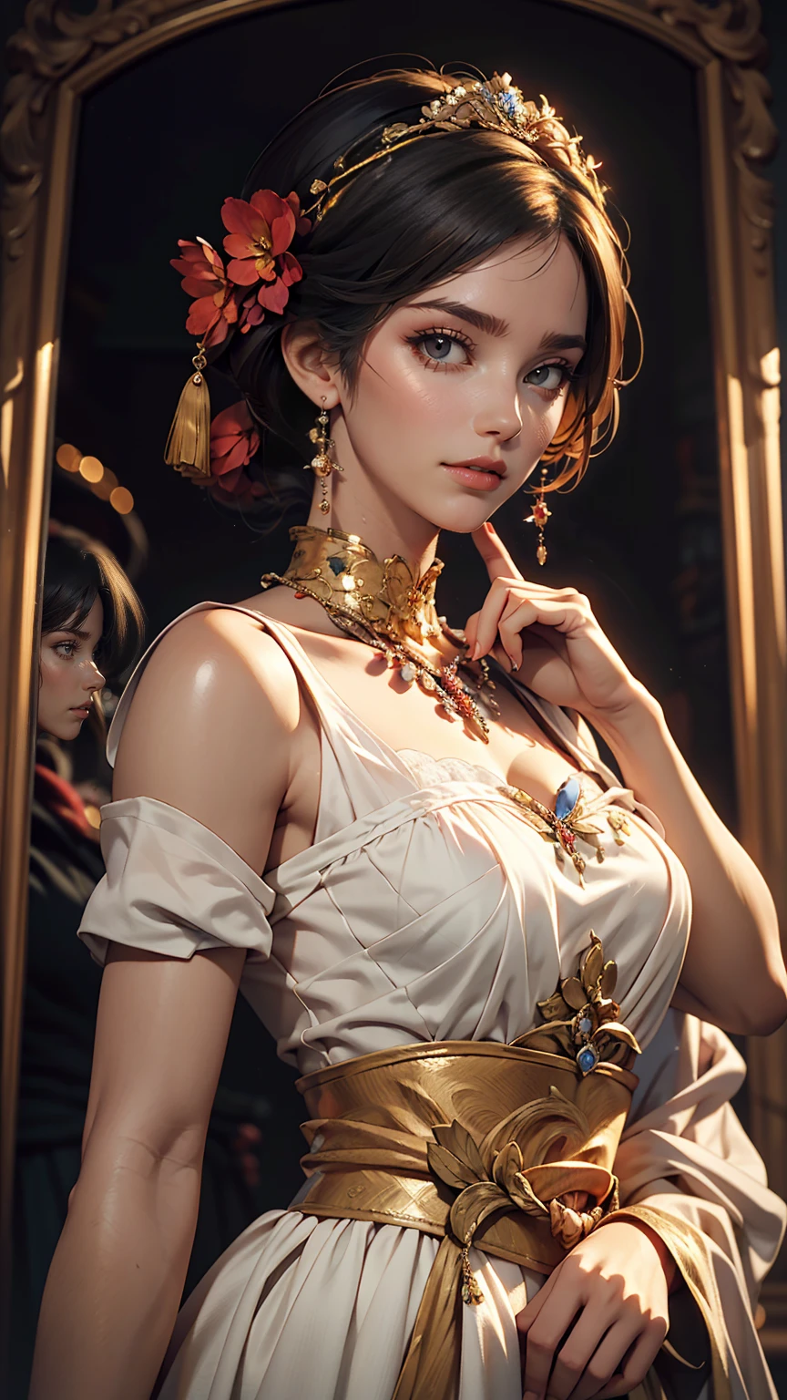 Wgz style,Highly detailed portrait of a beautiful woman,Perfect female makeup - SeaArt AI