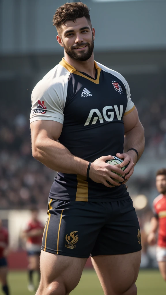 1 pale man rugby player ,Full body, rugby player, sport tight pants ...