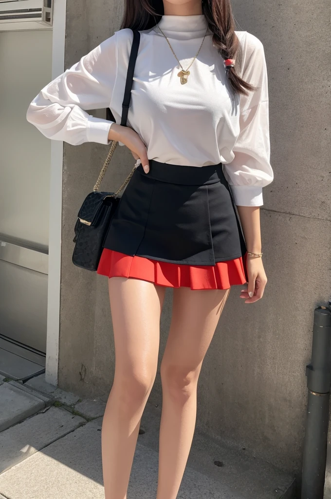 Micro Mini Flare Skirt - SeaArt AI