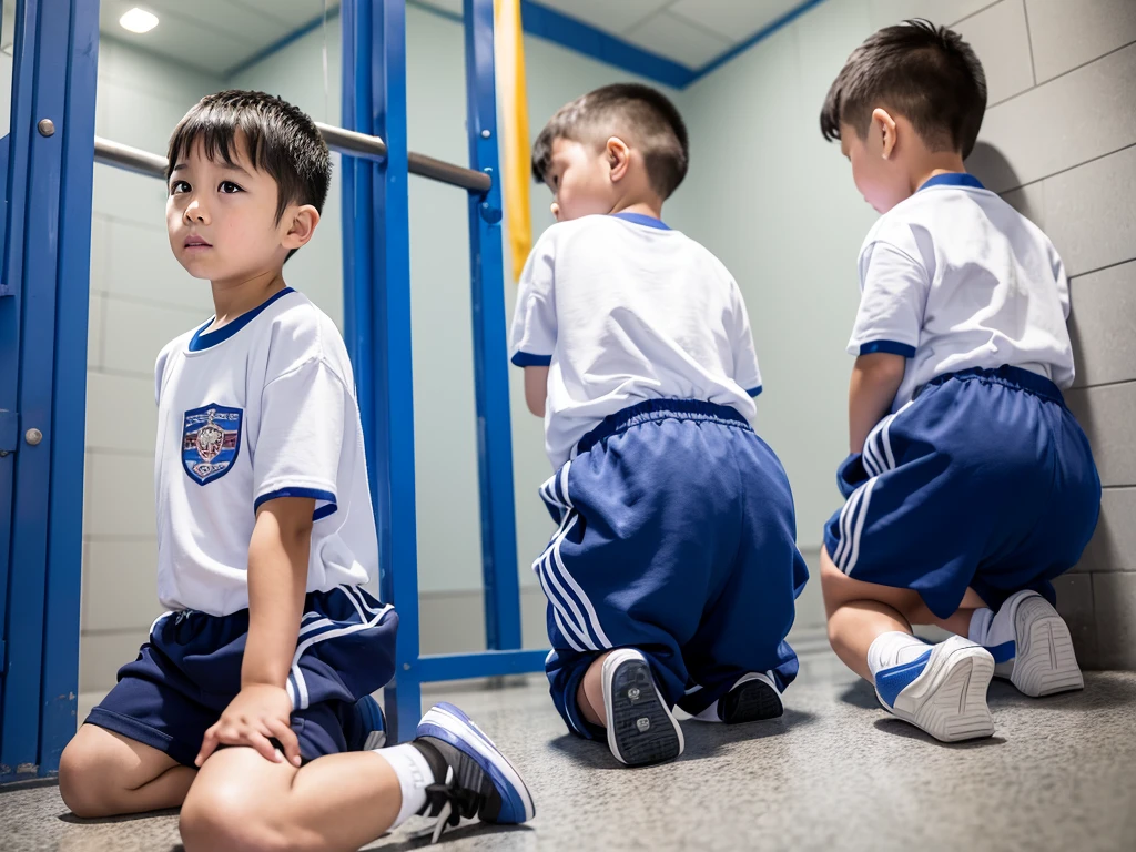 Prison cell、 regression、Prison officers abuse、、Diaper forced - SeaArt AI