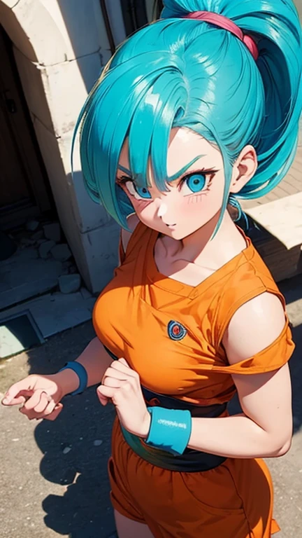 (1girl,bulma,dragon ball,) - SeaArt AI