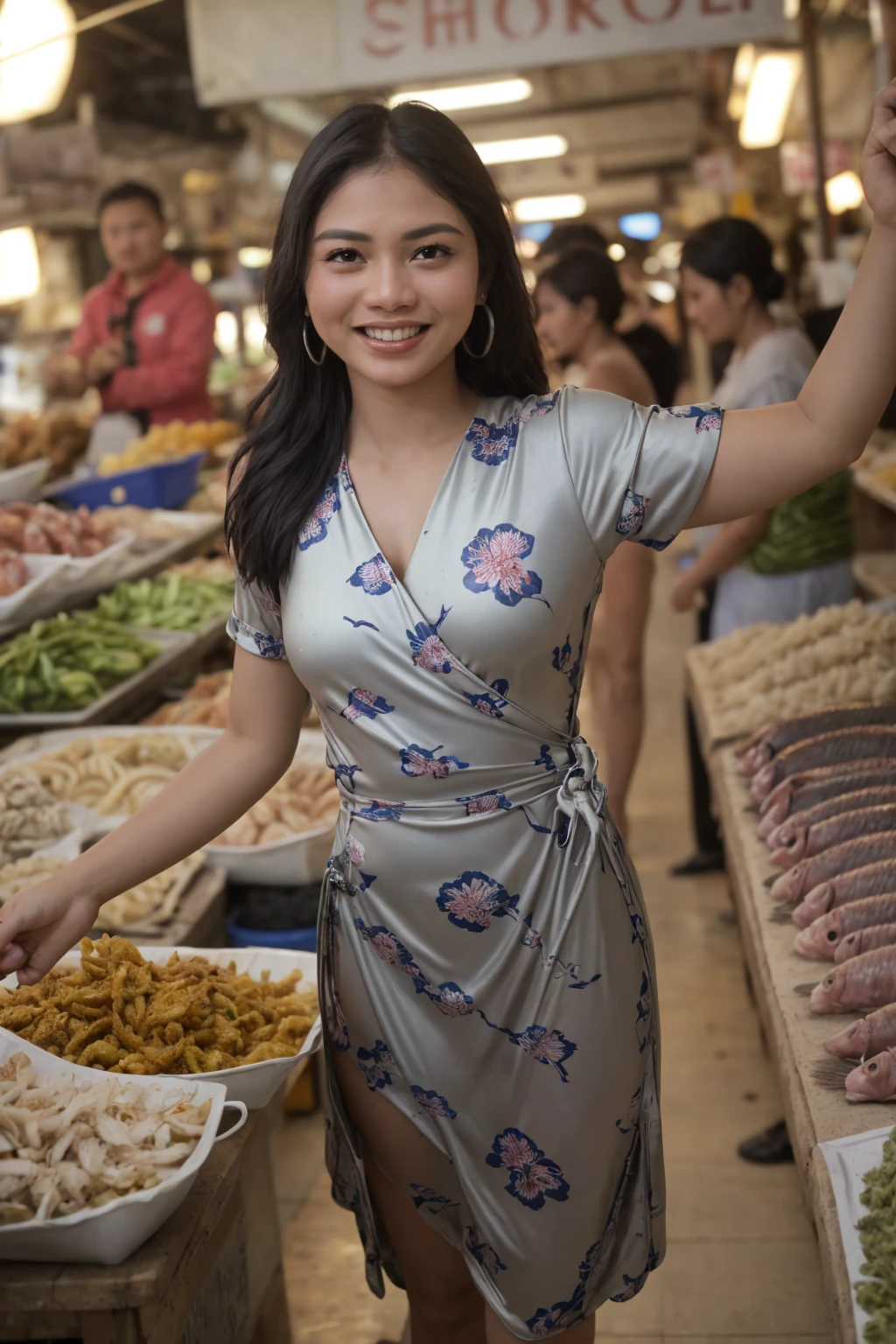 Analog film photo solo, realistic, ((woman)), (((black hair) - SeaArt AI