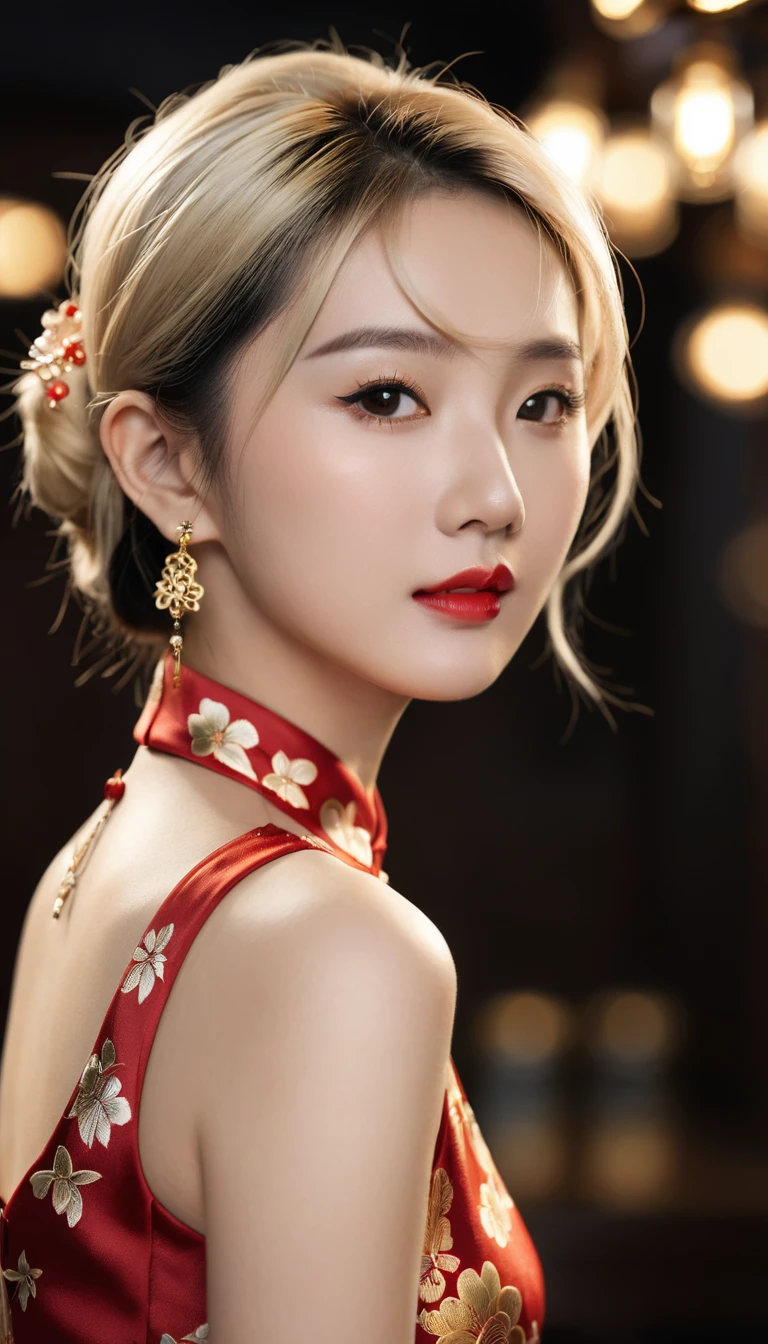 Best quality, masterpiece, high resolution, 1 Girl,cheongsam - SeaArt AI