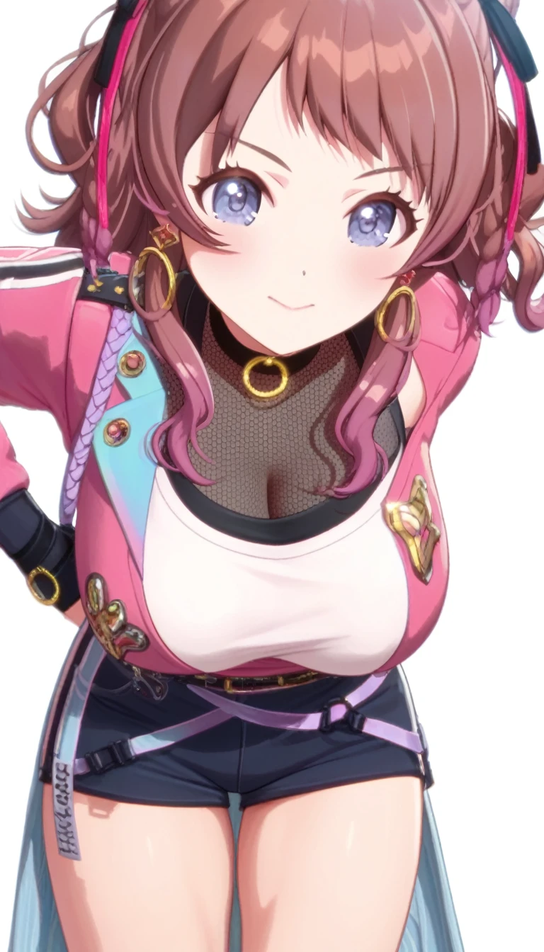 16K,saki,blush,(big breast)),white background,masterpiece,best quality - SeaArt AI