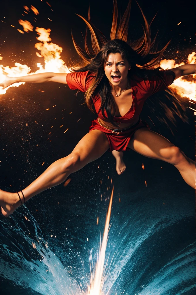 Throwing people into hell - SeaArt AI