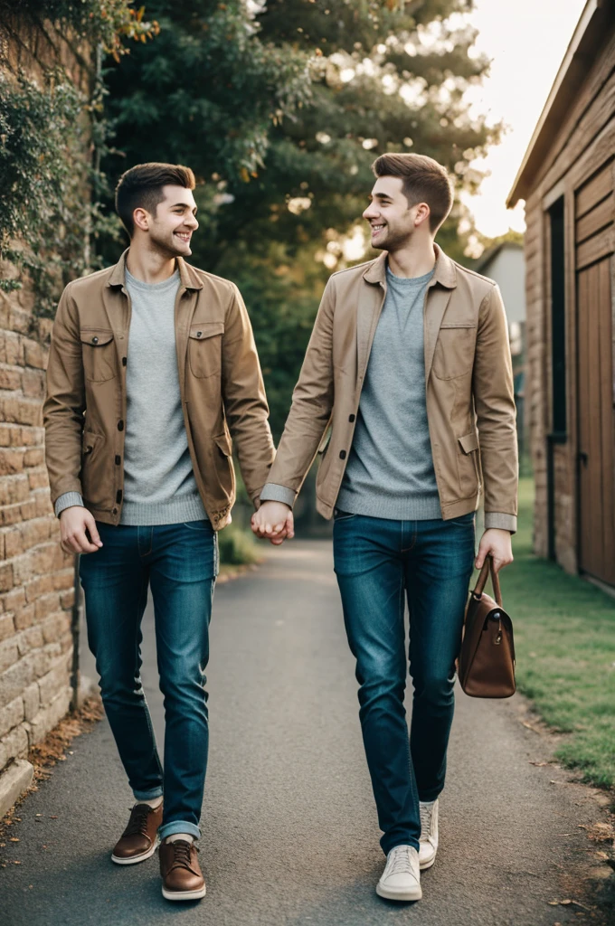 Young couple holding hands - SeaArt AI