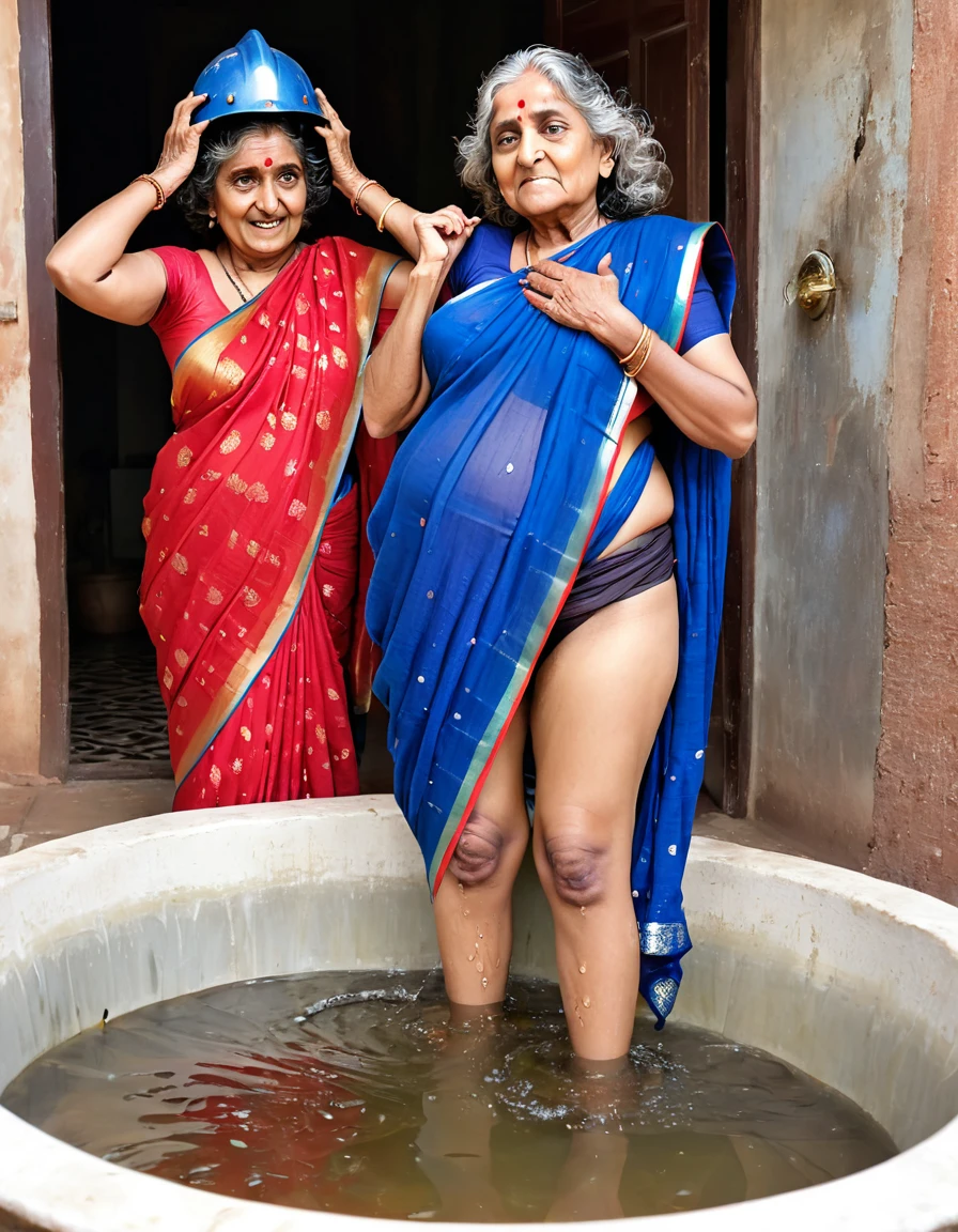 (Masterpiece),(8K),(High Quality),two Indian 70 years old grandmas - SeaArt AI
