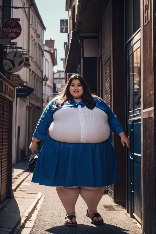 140kg extremely obese woman - SeaArt AI