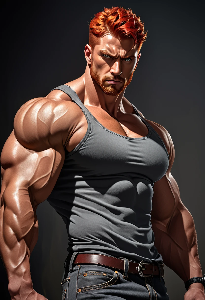 Masterpiece, Best Quality, Ultra-Detailed, muscular, imposing man - SeaArt AI
