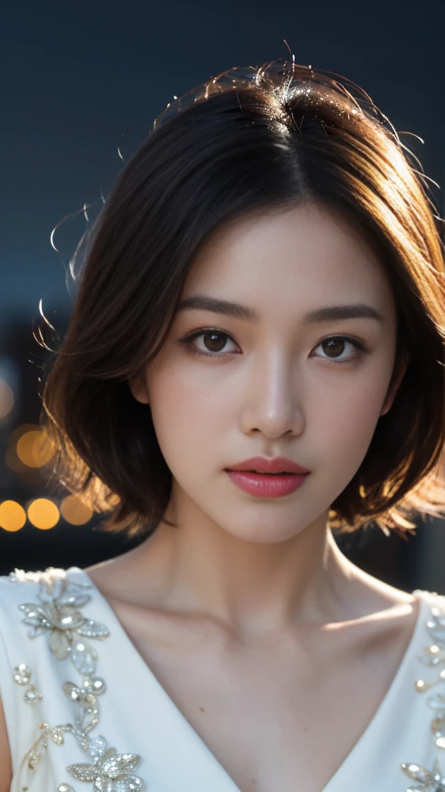 A girl holding a camera, mix4,(8k, RAW photo, best quality, masterpiece - SeaArt AI