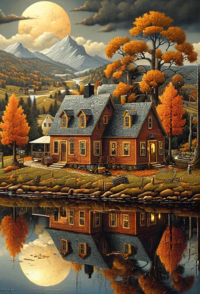 反射アート, チャールズ・ワイソッキーによる , (最高品質, 傑作, 完璧な構成 - SeaArt AI