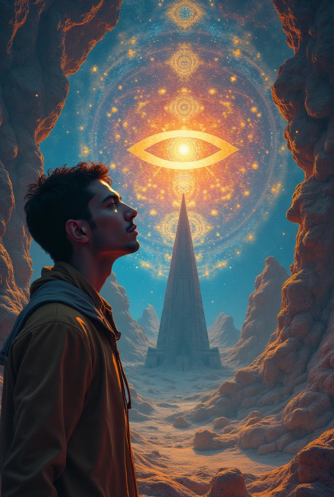 Create an image of what a person sees under the effects of LSD very ...