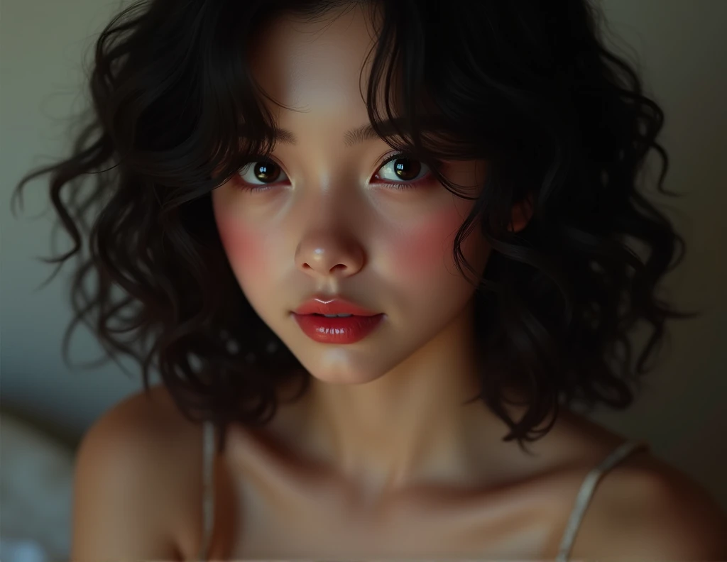 (32k) 16k, 8k, 4k, super fine face, small mouth, lip biting makeup - SeaArt AI