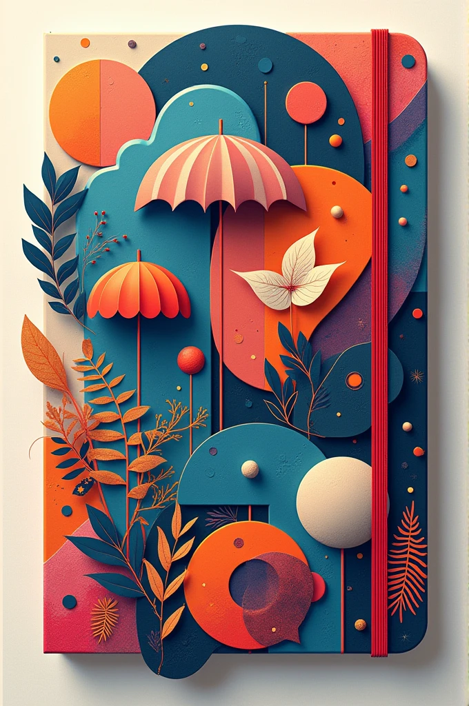 A Notebook Cover Of Different Design Seaart Ai
