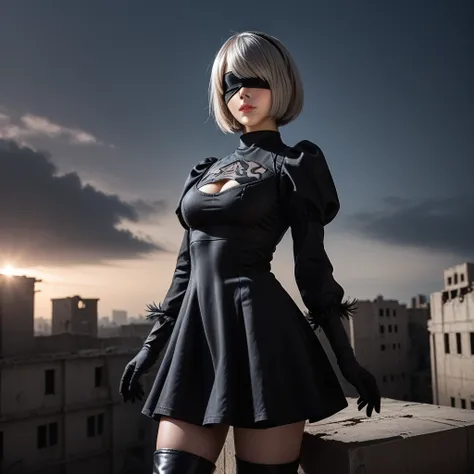 Re-2b Outfit - Skirt and Self destruct version _Clothing Lora - SeaArt ...