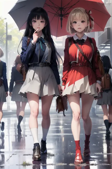 千束泷奈贴贴/Chisato and Takina/Lycoris Recoil Lora - SeaArt AIモデル