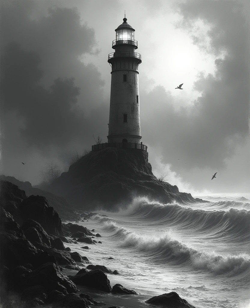 Daily Challenge (1013): Lighthouse created with SeaArt AI