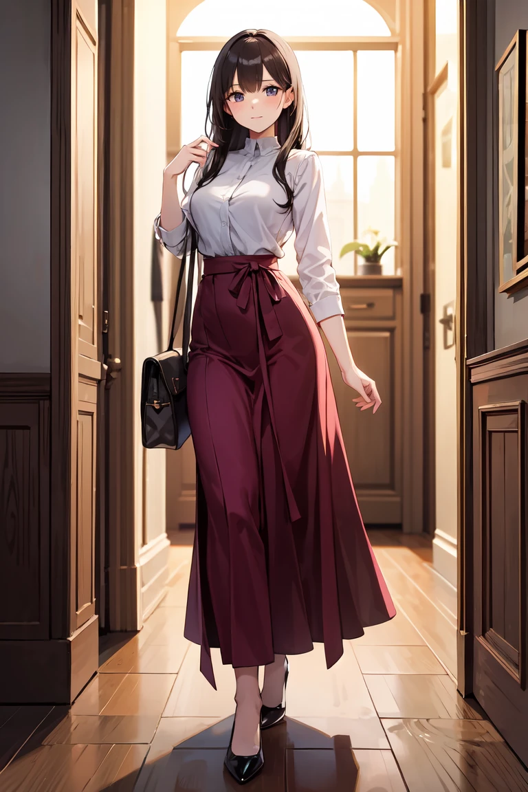 Masterpiece,best quality, ,Beautiful Female ,Long Polite clothes ...