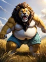 (obese, overweight, anthro, male, (clawhauser character disney zootopia ...