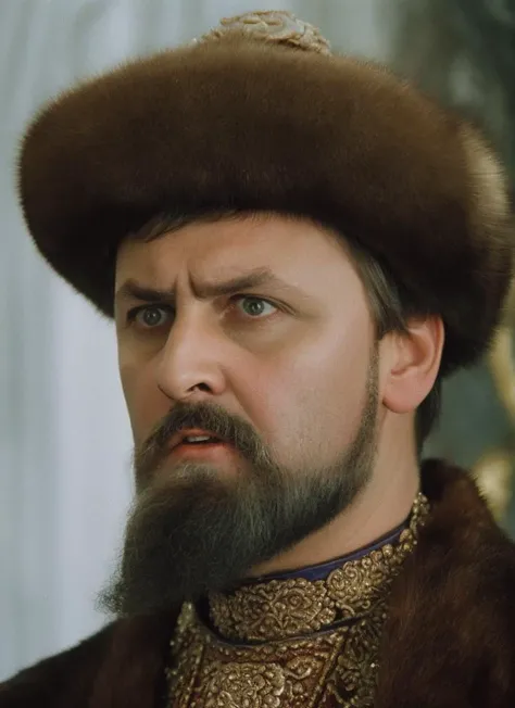 portrait photo, Tsar Ivan the terrible, face, beard, angry - SeaArt AI