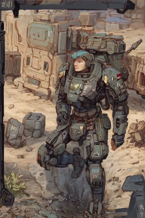 Battle Mech - Modelo SeaArt AI