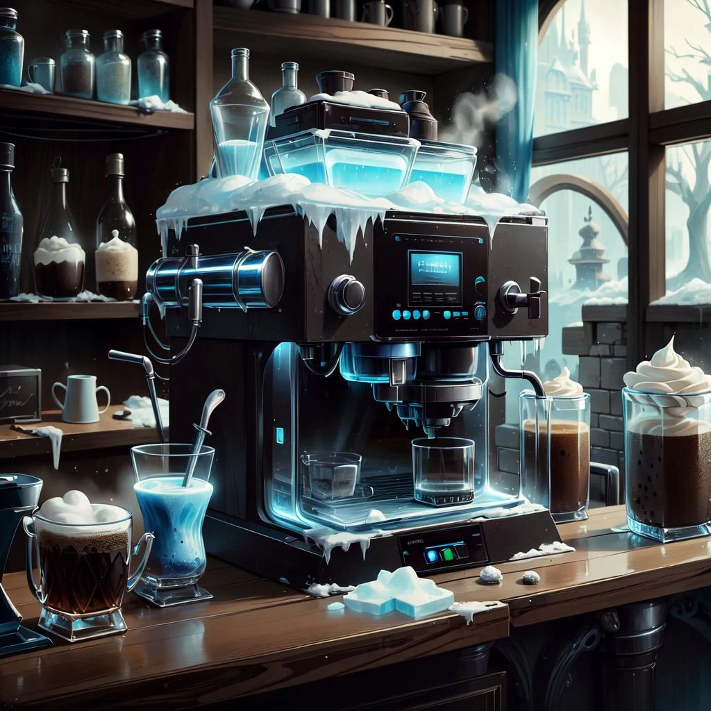 masterpiece, absurdres, extremely detailed, worldofice, frozen - SeaArt AI