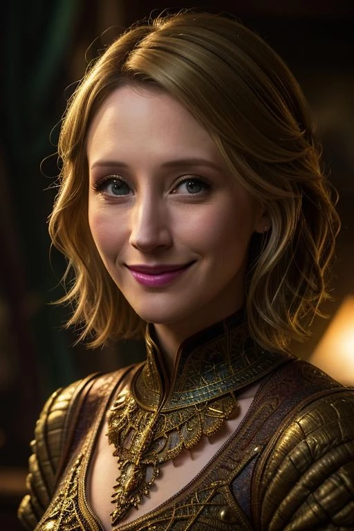 photo of maude_garrett portrait, smiling, masterpiece, intricate detail ...