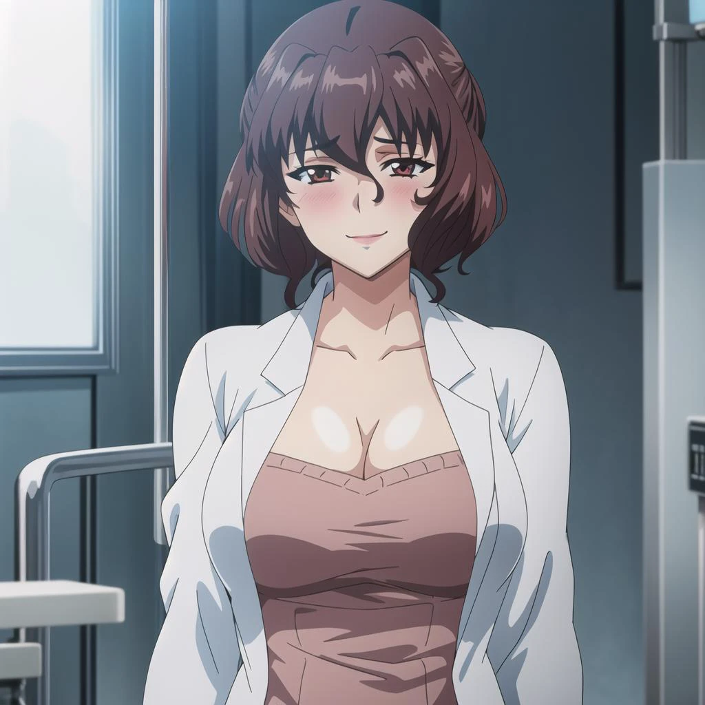 1girl,solo,Aiko Katsuragi,Bangs,large breasts - SeaArt AI