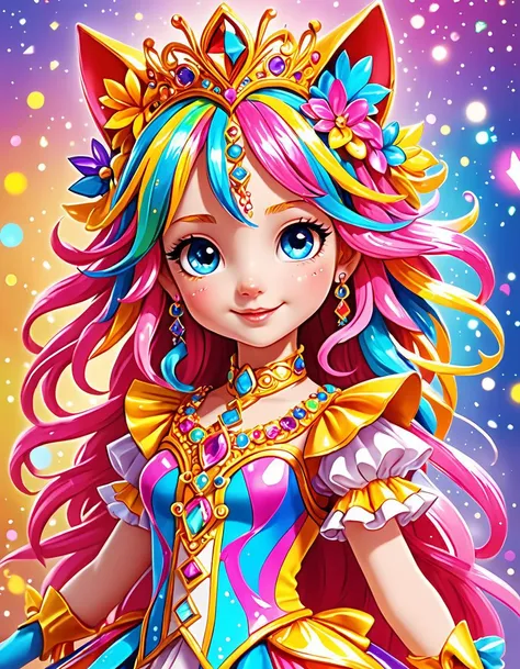 lisa frank coloring page - SeaArt Al - Free Al Art Generator