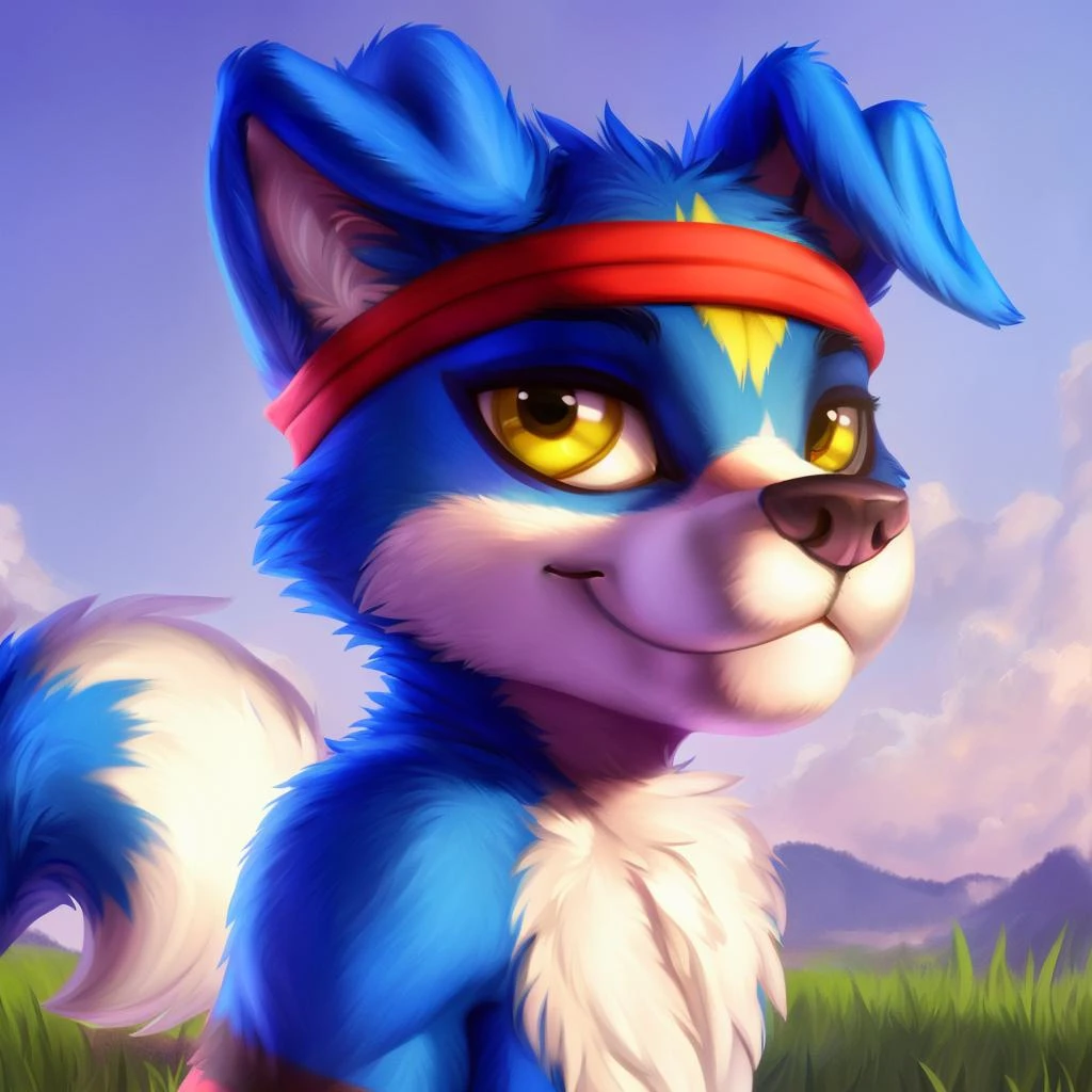 gaomon, solo, yellow eyes, (pose:1.3), (posing:1.3) - SeaArt AI