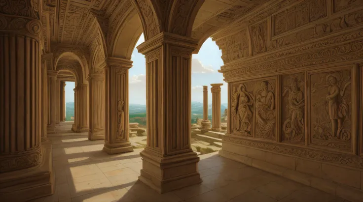 greco roman architecture - SeaArt Al - Free Al Art Generator