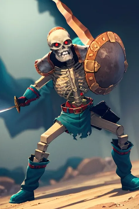 ((masterpiece,best quality)), absurdres, Stalfos_Zelda_OOT, skeleton ...