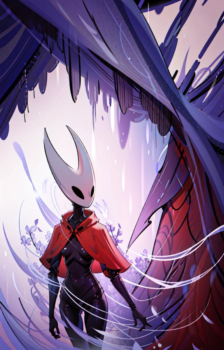 A close up of a person in a red cape and a red cape - SeaArt AI