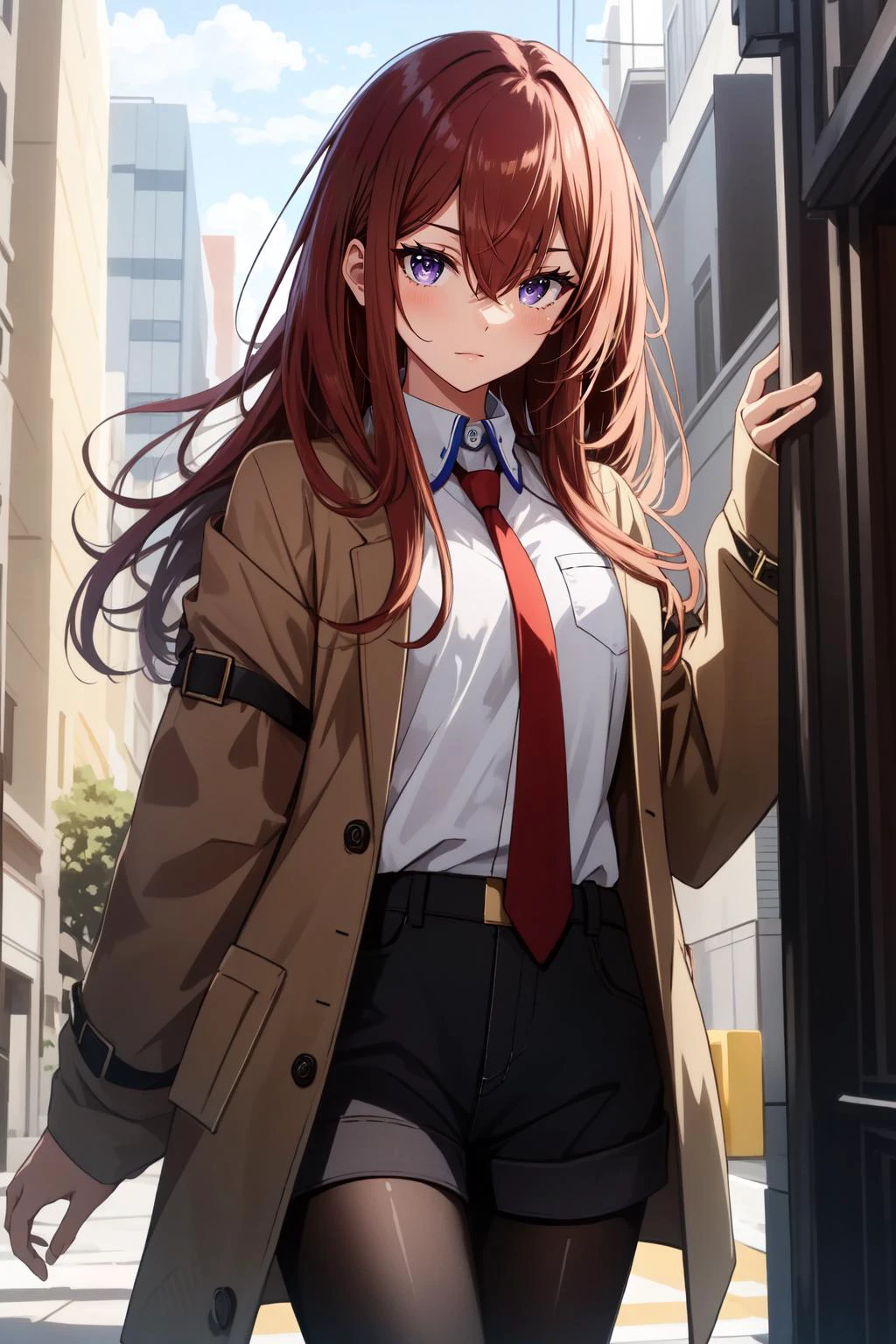 (masterpiece, best quality), intricate details, 1girl, kurisu makise - SeaArt AI