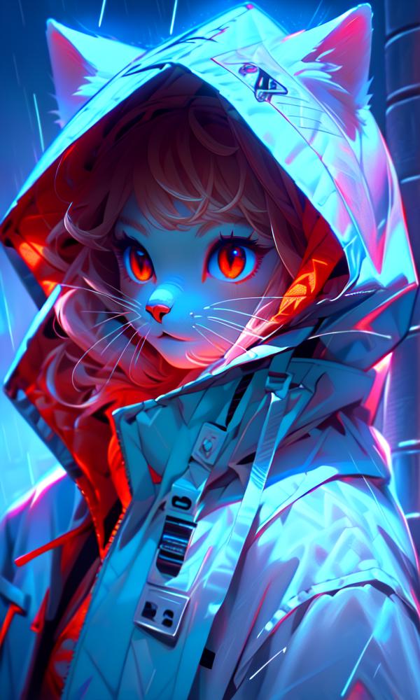 NeKO_NEko Rave Party II Tech-NYAH-lize created with SeaArt AI