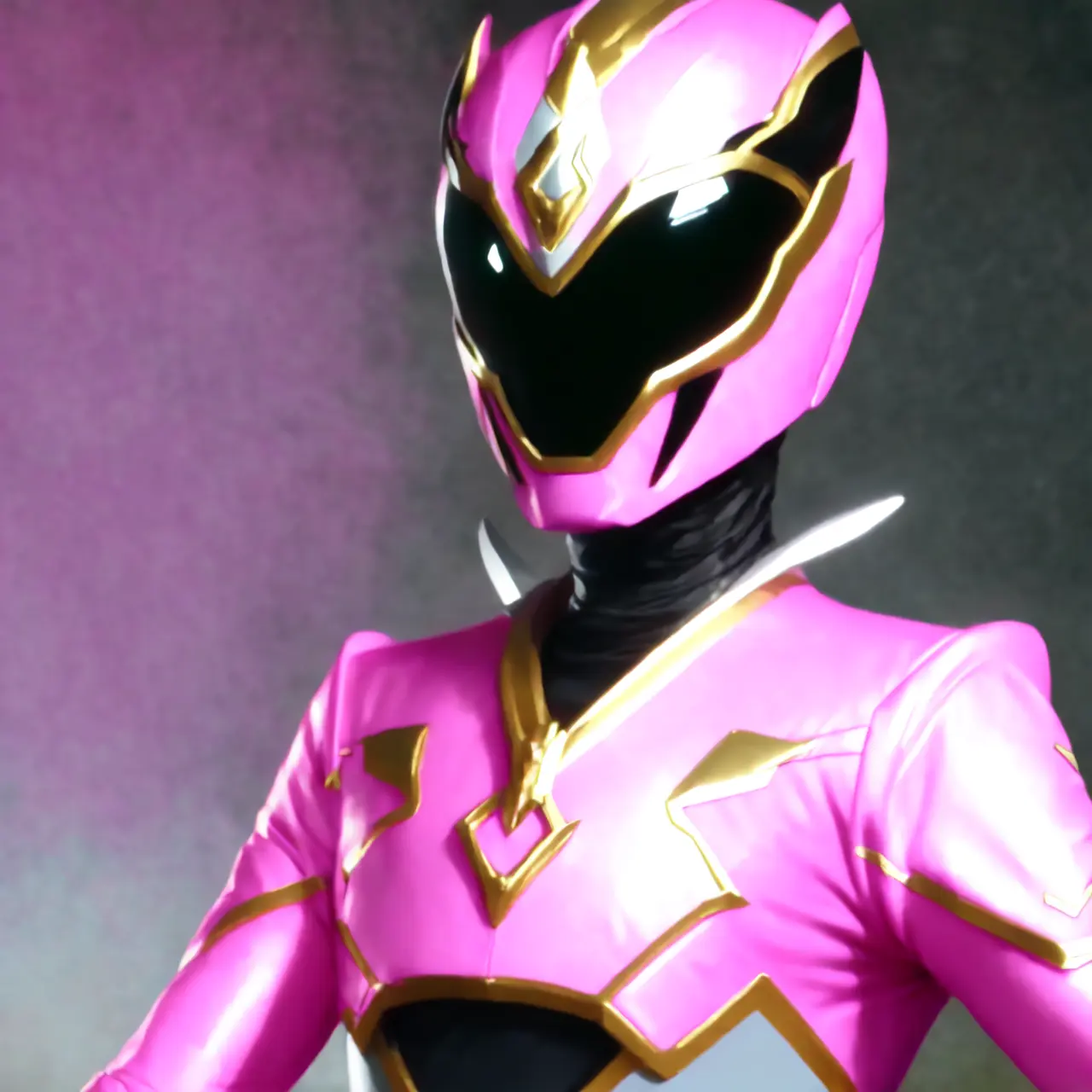 photo, Pink Power Ranger (superranger:1) - SeaArt AI