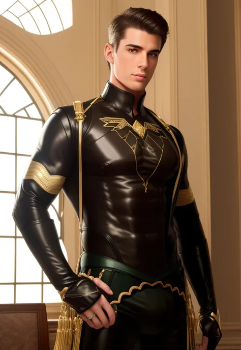 1boy, 16~20 years old, Male focus, Muscular male,Realistic - SeaArt AI