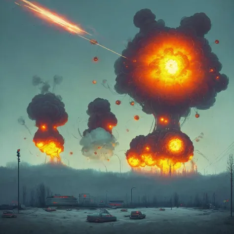 coughing baby hydrogen bomb - SeaArt Al - Free Al Art Generator