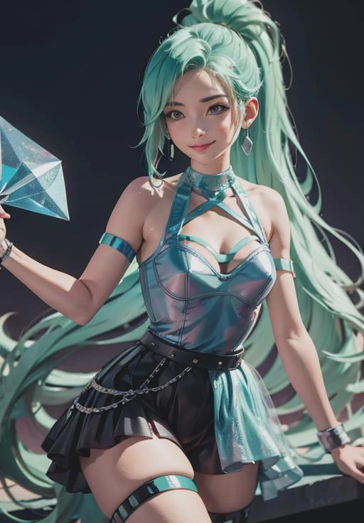 kda_seraphine, smirk - SeaArt AI